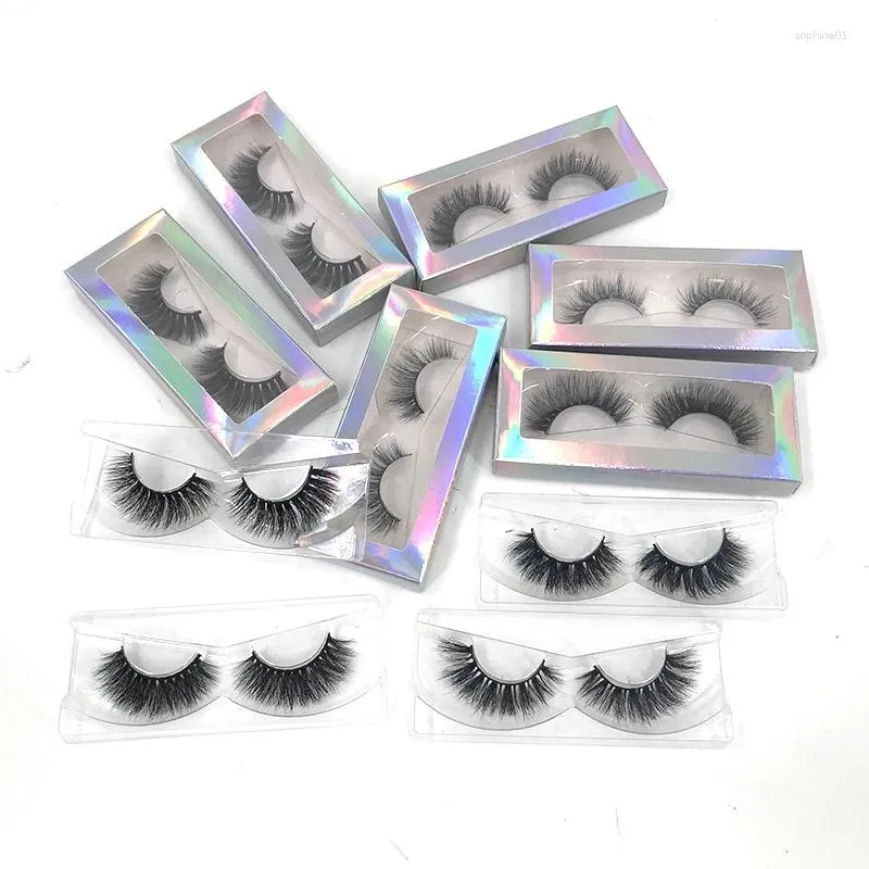 Handmade Mink False Eyelashes 3D Lens, Holographic Design, Natural Look 2024 Season Update From ...