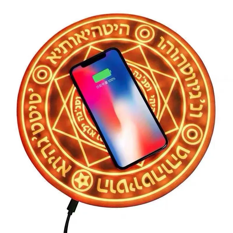 Magic Array Wireless Charger - 10W Fast Charging Pad with Sound & LED ...