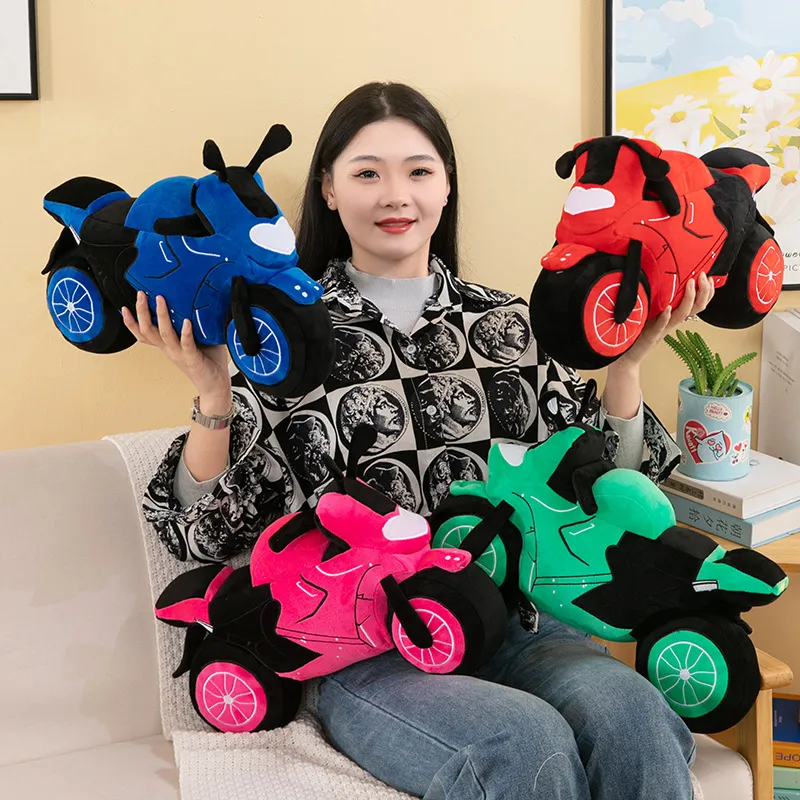 Wholesale Plush Animals Cartoon Motorcycle Plush Doll: Soft Comfort ...