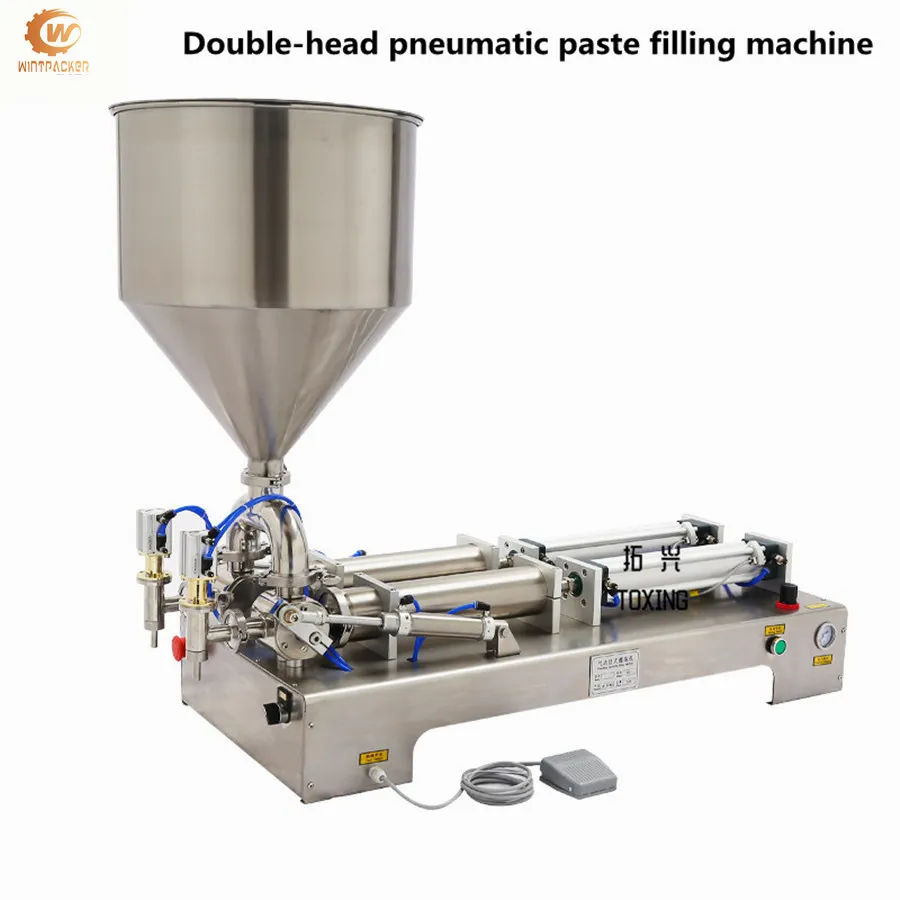 DHgate.com:Pneumatic Semi-automatic Paste and Liquid Filling Machine, Cosmetic Piston Paste ...