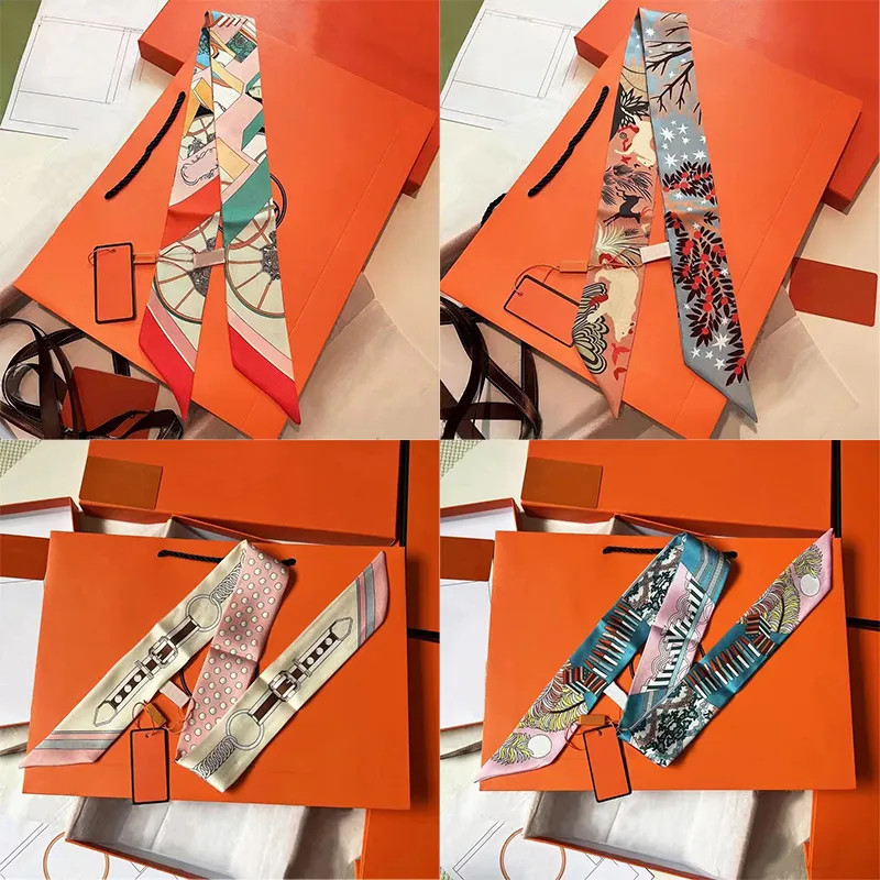 Luxury Silk Scarf For Bag Handle For Women Designer Letter Design, Size ...