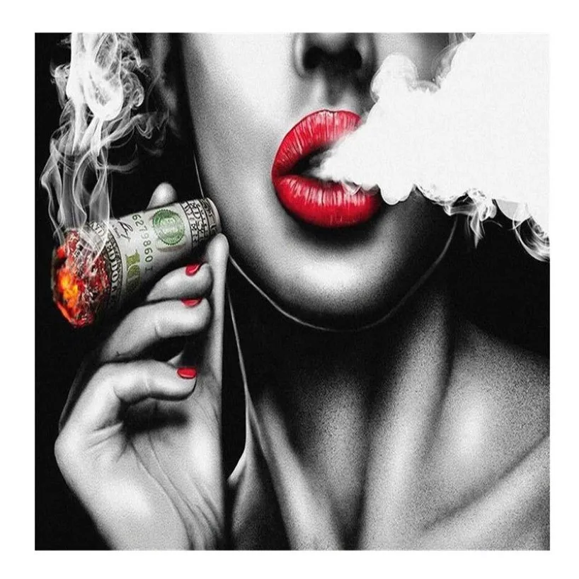 Cute Smoking Wallpaper Young Beautiful Woman Image & Photo (Free