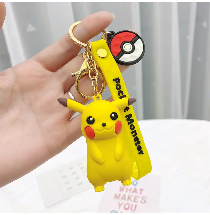 Fun Keychains 3D Rubber Cartoon Keychain Cute Pocket... From Factory ...