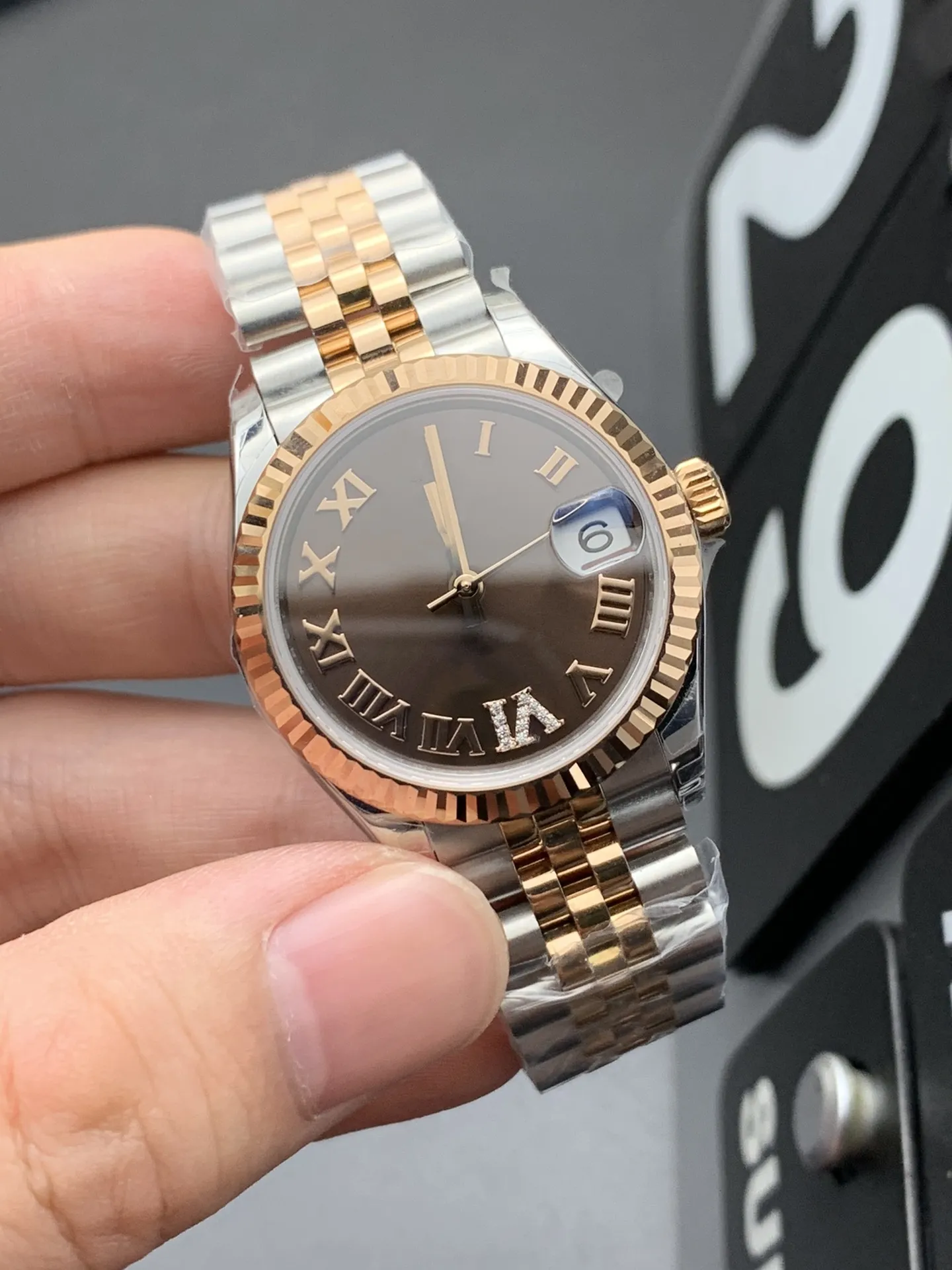 Premium Women's Automatic Watch: 31mm Roman Numeral Dial, Waterproof ...