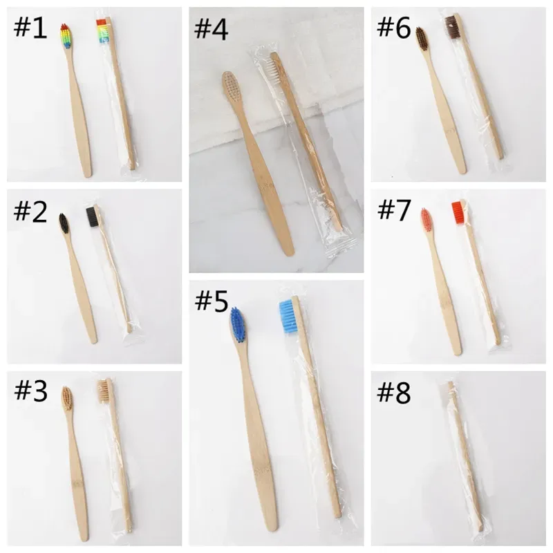 DHgate.com:Premium Eco-Friendly Bamboo Toothbrush Set - Soft Bristles ...