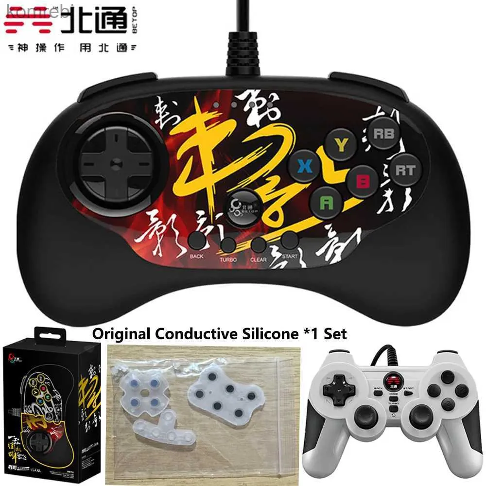 Wired Arcade Fighting Gamepad - USB Joystick Controller for PC, Android ...