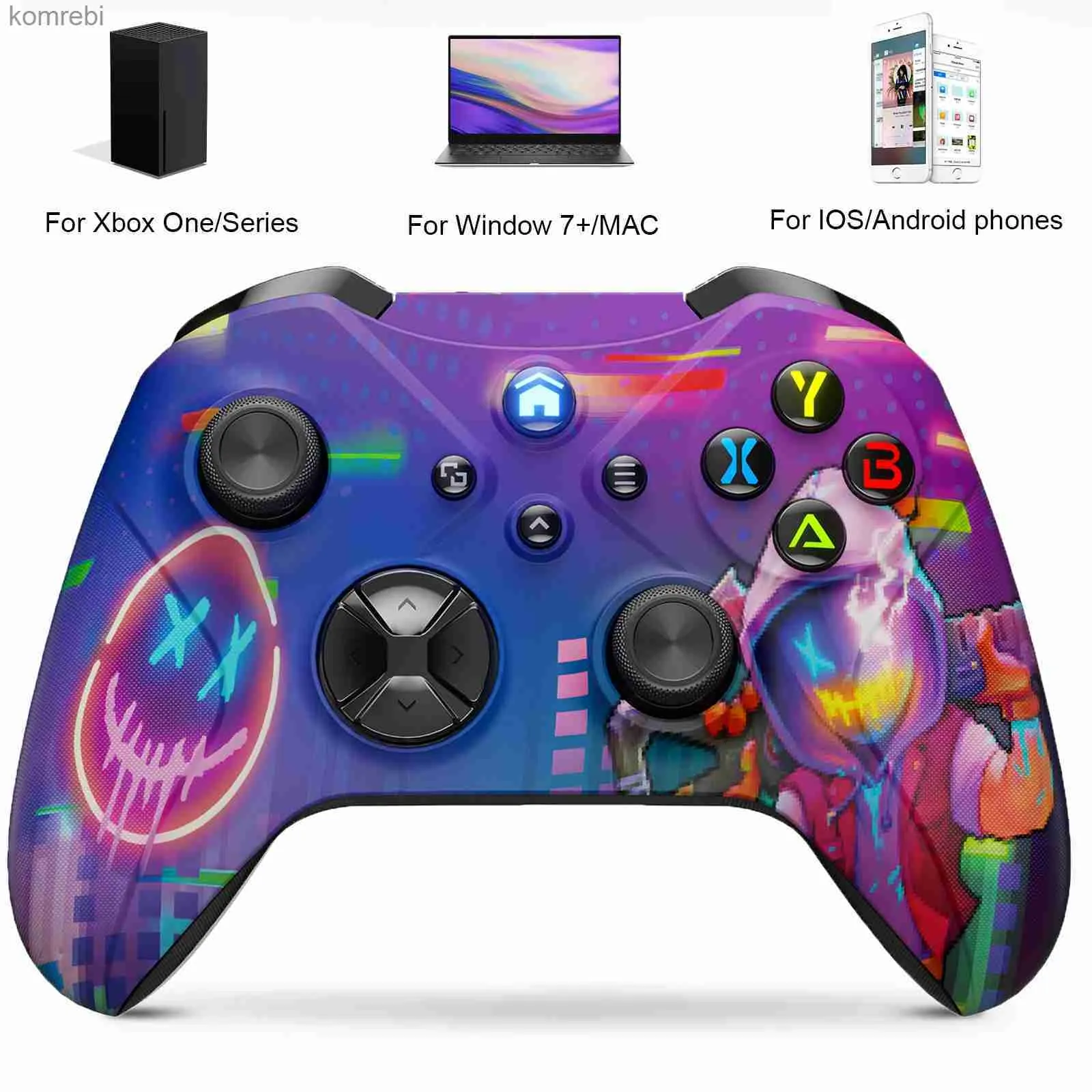 Wireless Game Controller - Bluetooth Gamepad for Xbox One/Series X/S ...