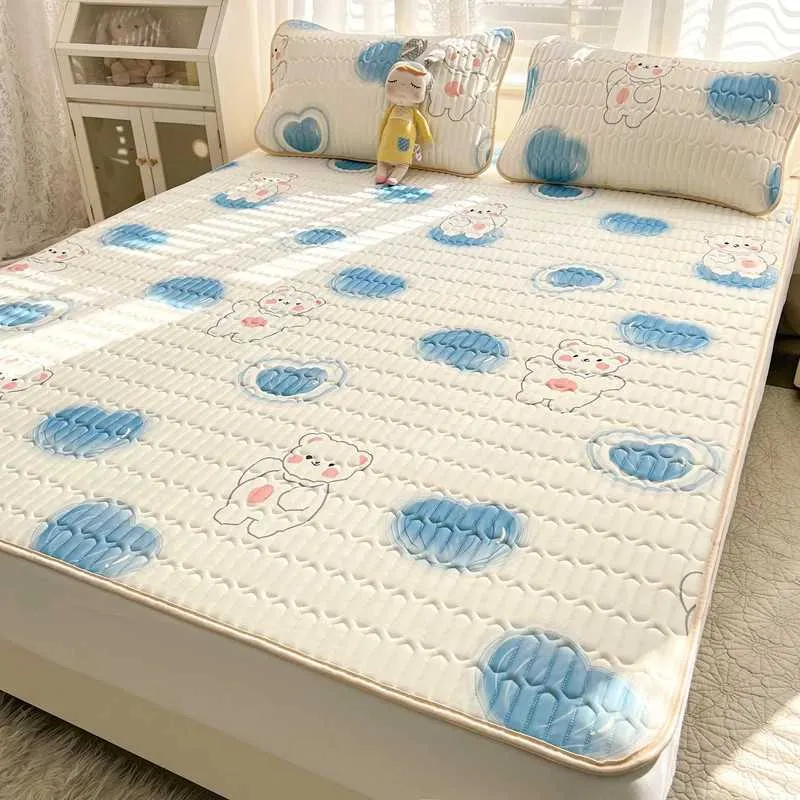 Breathable Latex Summer Sleeping Mat - Cool & Soft Air-Conditioned Bed ...