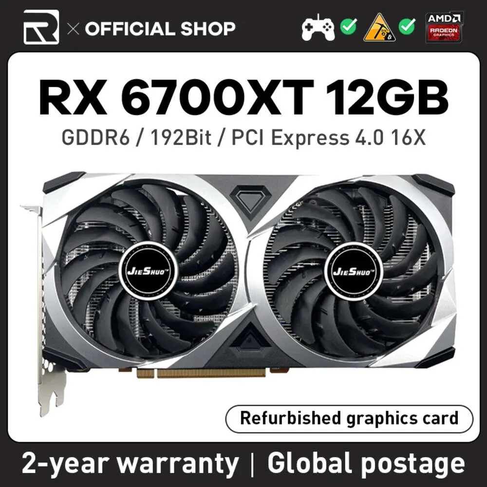 DHgate.com:AMD Radeon RX 6700XT 12GB GDDR6 256-bit Gaming Graphics Card ...