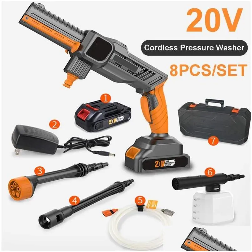 Energize Your Car Washing Routine With Our Car Washer Rechargeable Pump Set. The 20V Cordless ...