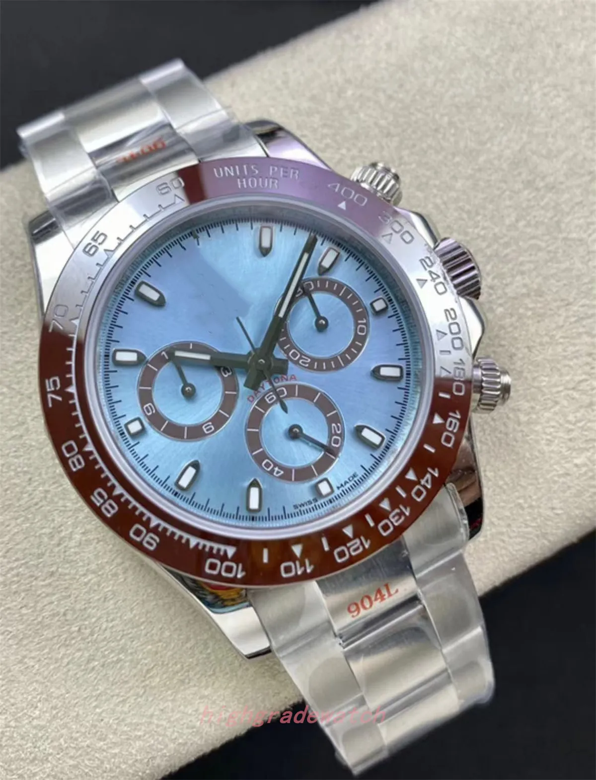 Mens 5A Factory Watch: 40mm Diameter, 12.4mm Thickness, Sapphire ...