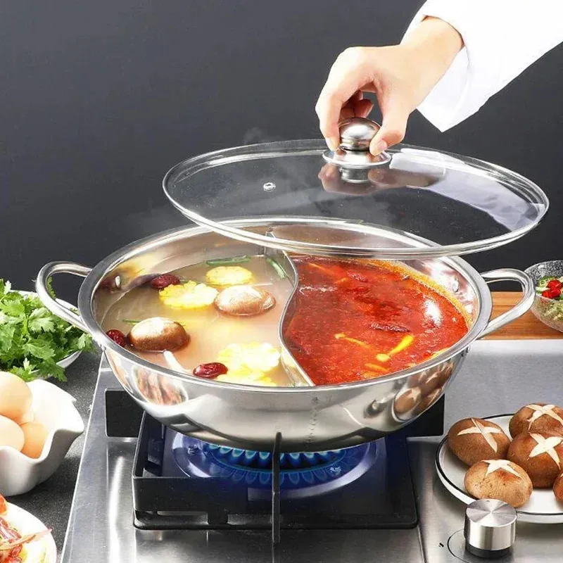 DHgate.com:Stainless Steel 15mm 2 Lattice Thick Double Ear Soup Cooker ...