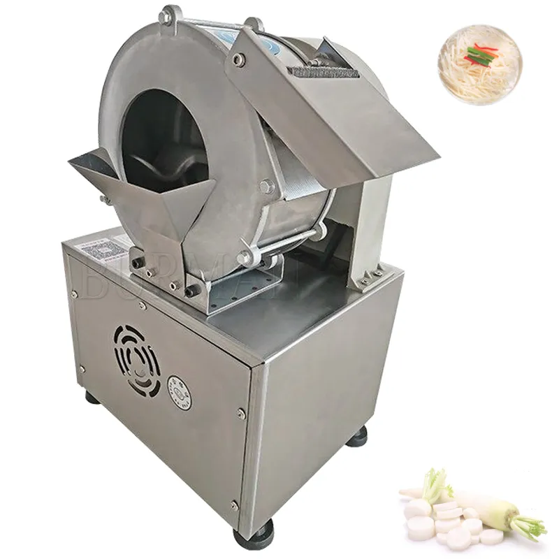 220V 180W Automatic Potato Radish Slicing Machine Multifunction High ...