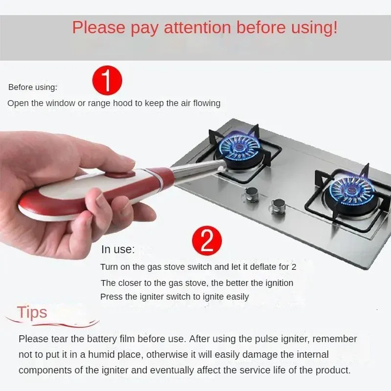 DHgate.com:Kitchen Pulse Lighter: Long-Reach Gas Stove & Candle Igniter ...