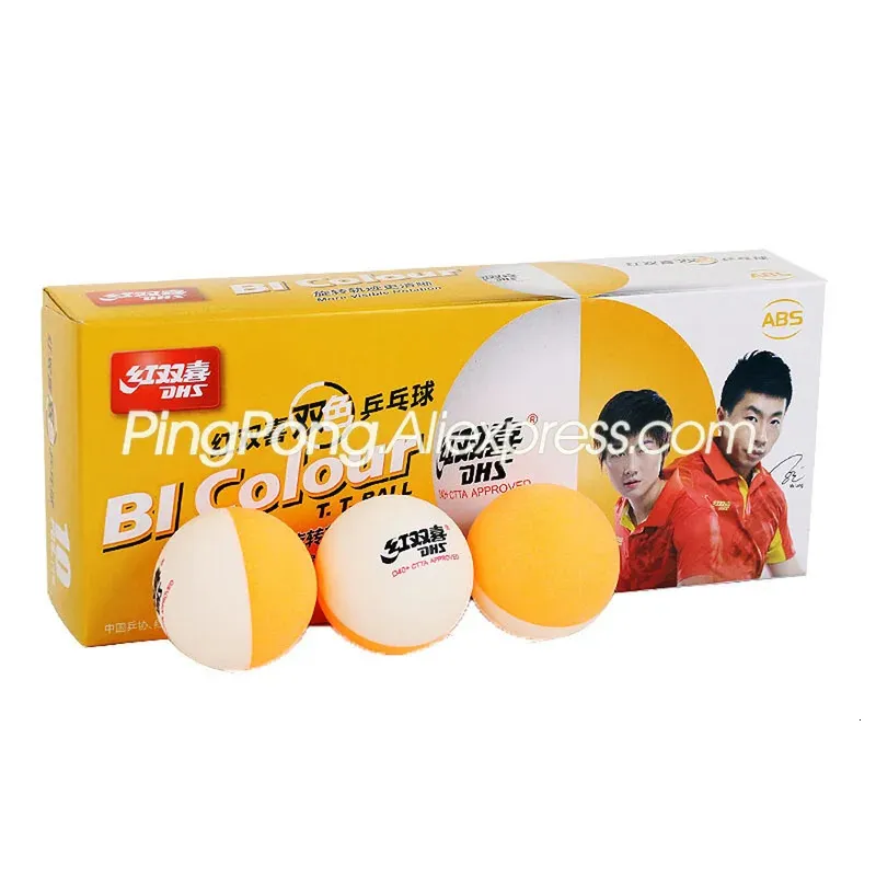 Double Color Ping Pong Balls - Premium ABS Table Tennis Balls for ...