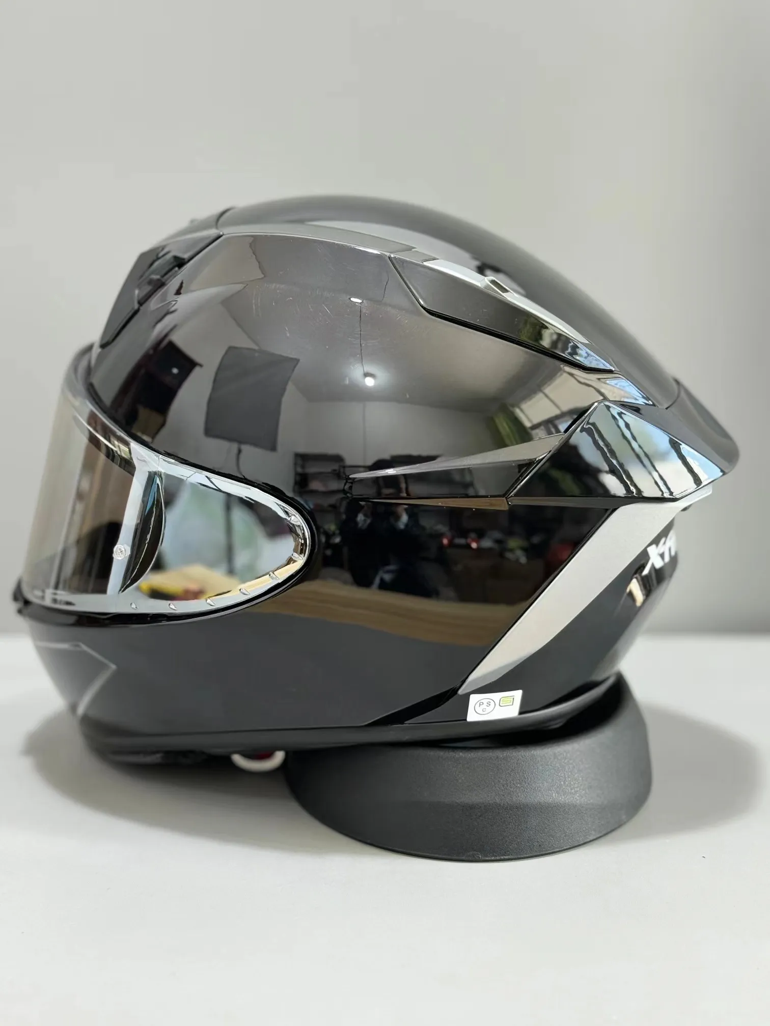 Shoei X15 Glossy Black Full Face Motorcycle Helmet Anti Fog Visor ...