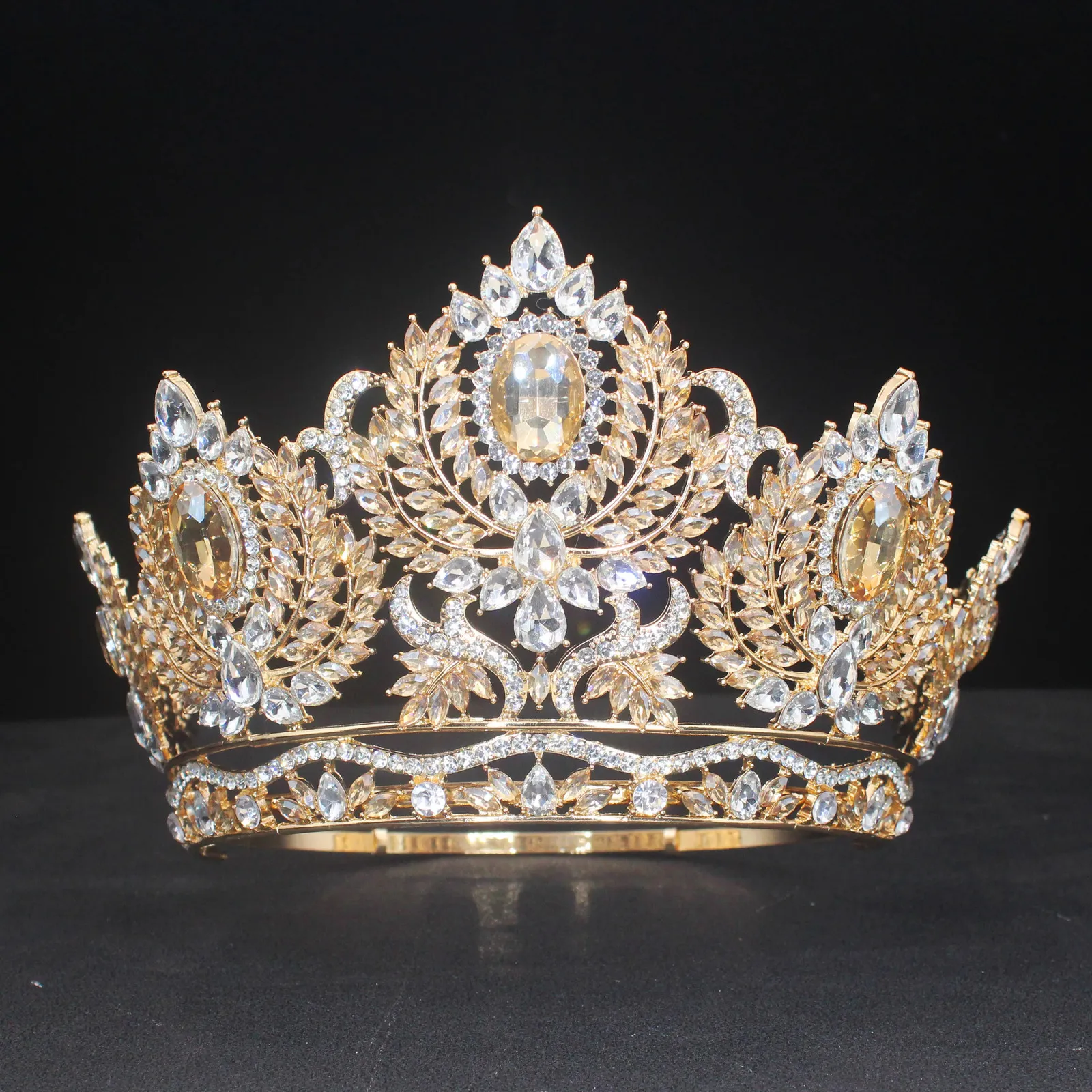 DHgate.com:Adjustable Crystal Queen Tiaras and Crowns For Women Beauty ...