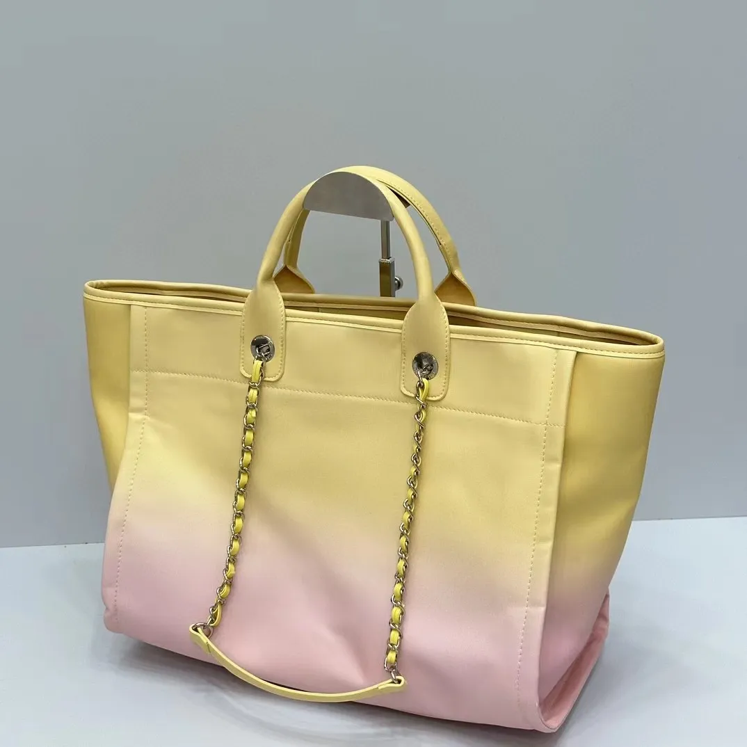 DHgate.com:Fashionable Color-Changing Canvas Tote Bag with Genuine ...
