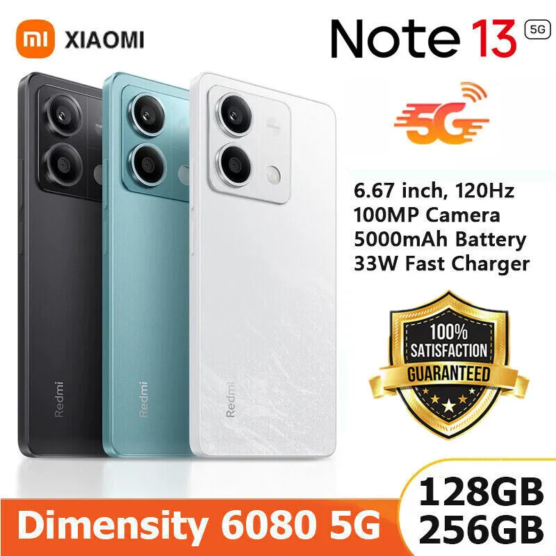 Redmi Note 13 5G: Dimensity Processor, 256GB ROM, Global Version ...