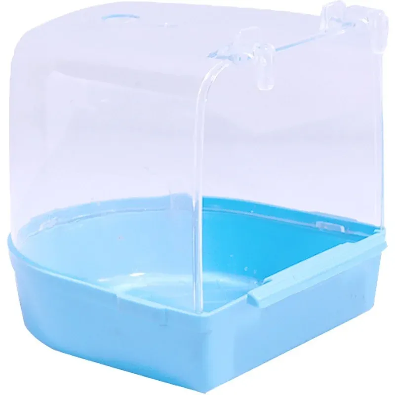 Grooming Hanging Bird Bath Cube Parrots Bathtub Bath Shower Box Cage ...