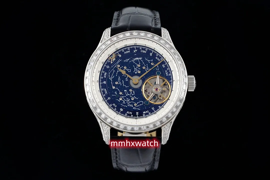 Sophisticated Tourbillon Watch: Mechanical Movement, 48 Hour Power ...