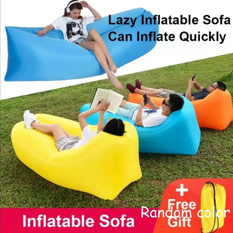 Portable Inflatable Air Sofa: Foldable Lazy Lounge for Outdoor ...