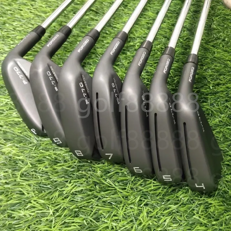 DHgate.com:P770 Black Golf Irons: Forged Steel Unisex Golf Clubs with ...