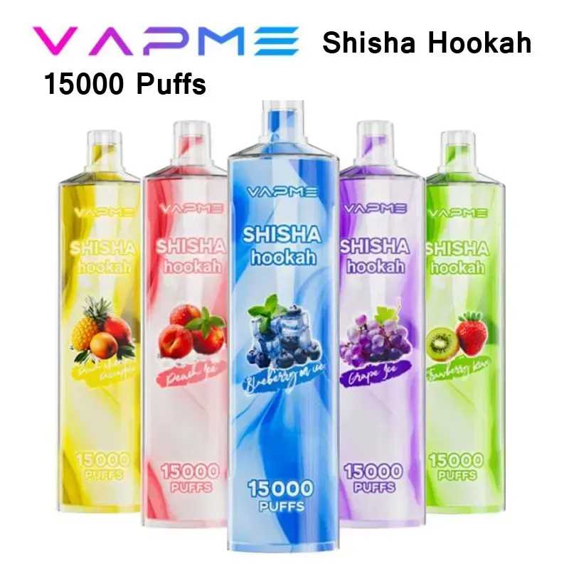 Orijinal Vapme Shisha 15000 Puflar Tek Kullanımlık Vape Kalem 15k Puf Vape Patlama 24ml Önceden ...