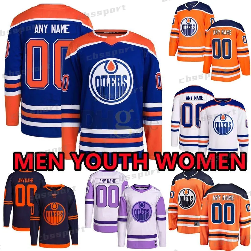 Custom Hockey Jerseys Edmonton''Oilers'' 97 Connor McDavid 21 Klim ...