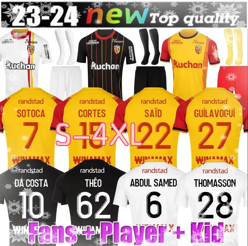 RC Lens 23/24 Soccer Jerseys: Home, Away & Third Kit - Adults & Kids ...