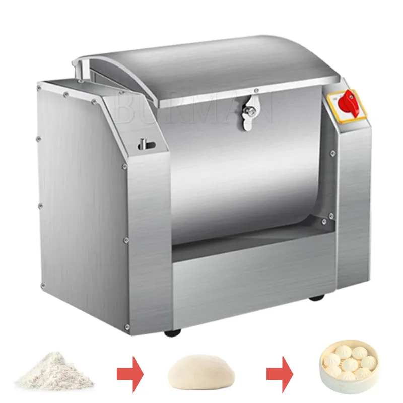 Commercial Dough Mixer 5KG 7KG 10KG Stainless Steel Automatic Dough ...