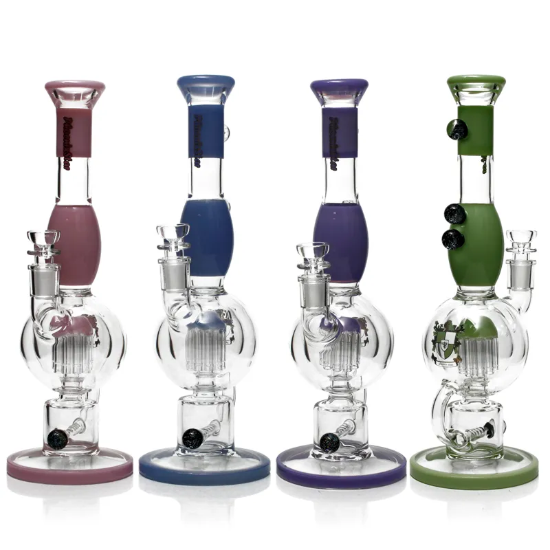 Phoenixstar Big Glass Recycler Water Pipe 14 Inches Water Bong Hookahs ...