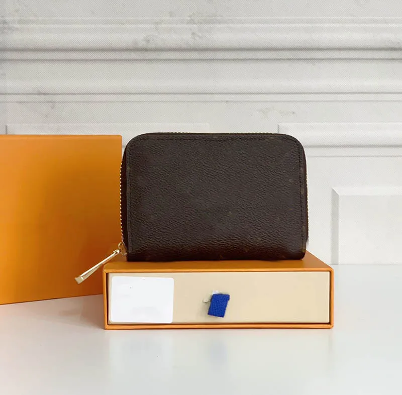 Small Genuine Leather Zipper Wallet Mini Coin... From Fashionbag_5647 ...