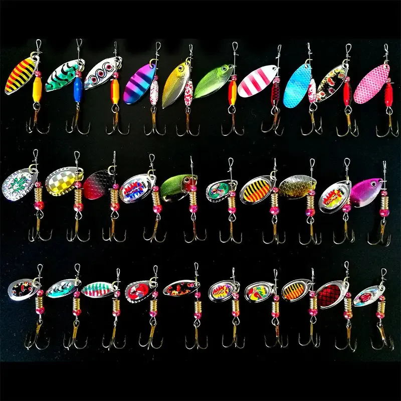 FJORD Spinning Fishing Lures Set Artificial Spoons For Freshwater ...