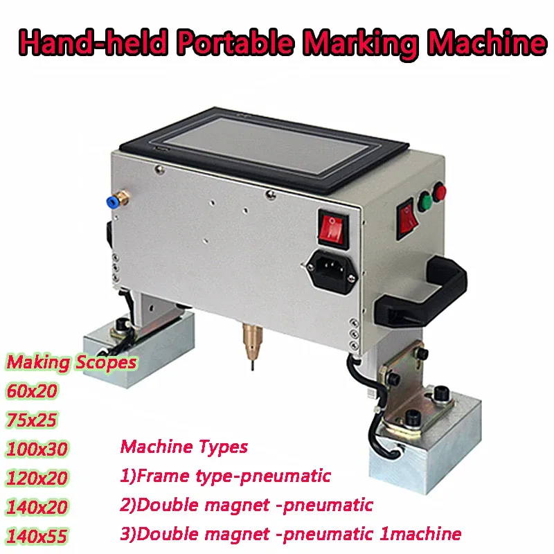 Portable Pneumatic Marking Machine - Handheld Engraving Tool, Electric ...