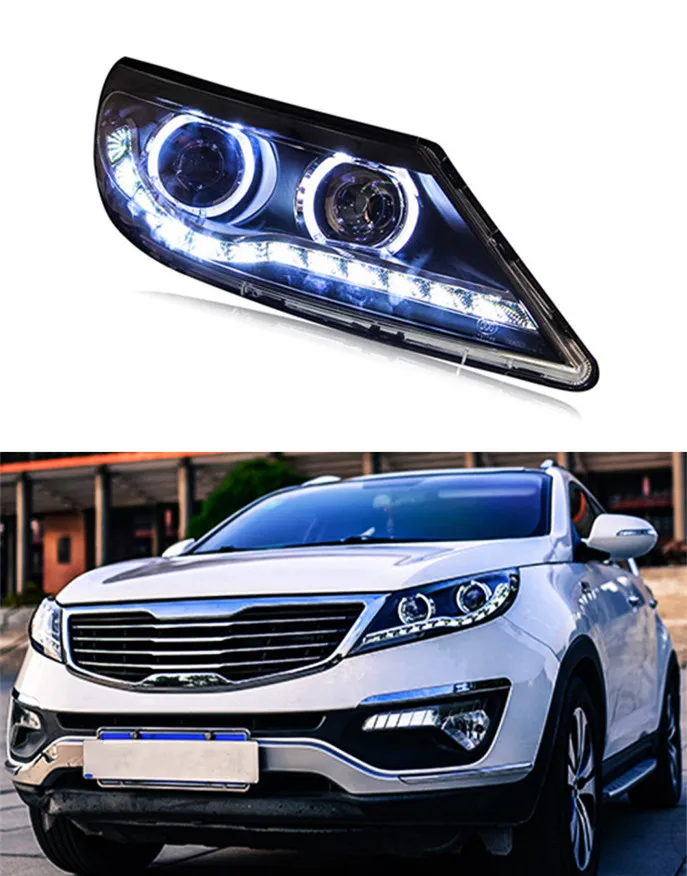 Kia Sportage LED Headlight with Daytime Running Lights Turn Signal and High Beam Compatible with 2011 2024 Models