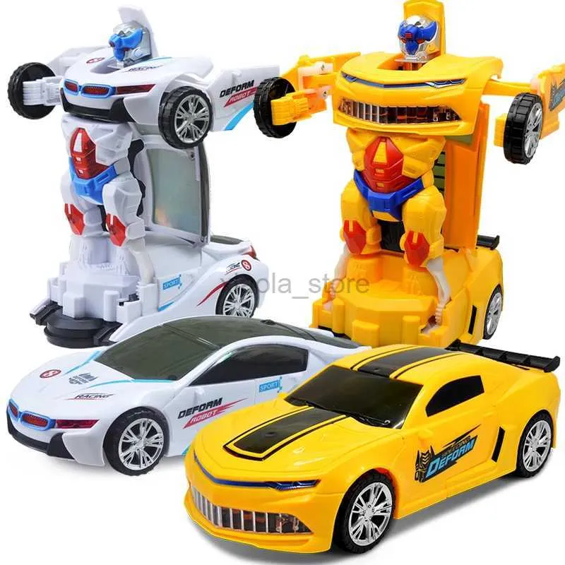 DHgate.com:Electric Transforming Robot Car: Glowing Toys for Kids:Toys ...