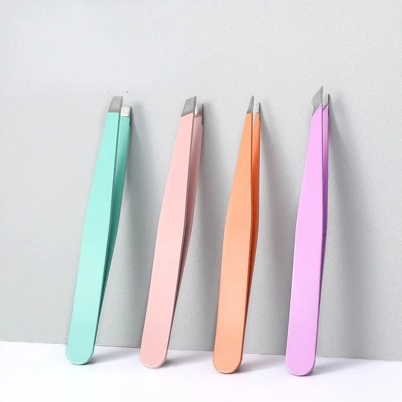Precision Eyebrow Tweezers Set - Stainless Steel Hair Removal Tools ...