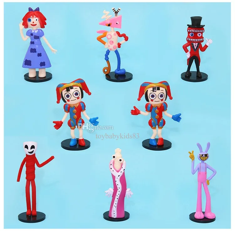Cute Anime Figurines - Cartoon Model Toy Set for Kids, Collectible ...