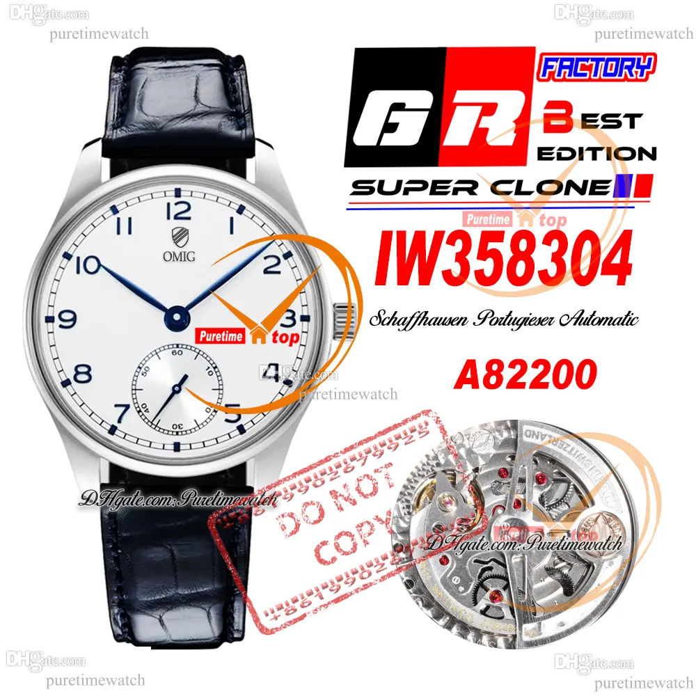 DHgate.com:W358304 A82200 Automatic Mens Watch GRF Steel Case White ...