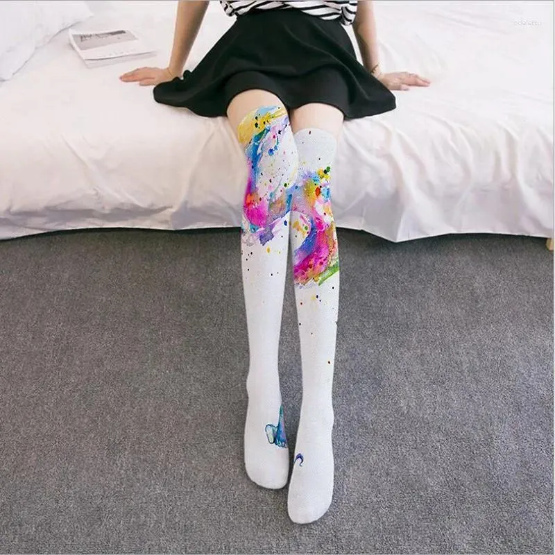 Cute Halloween Socks for Women - Fun Cartoon Knee High Stockings ...