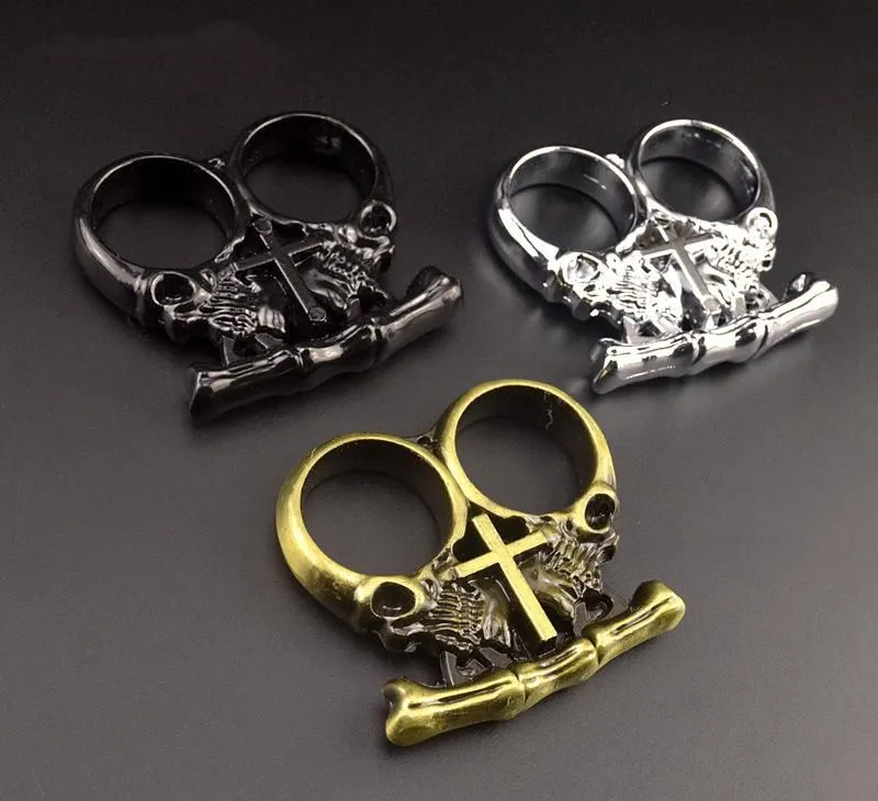 Self Defense Knuckle Duster Tool For Outdoor Camping And Emergency ...