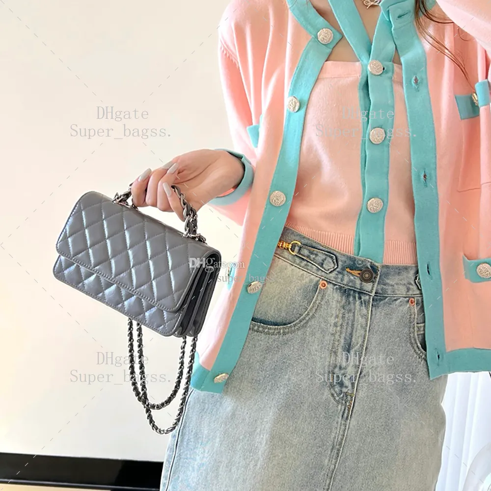 Designer Crossbody Bag 18.5CM Women's Leather Chain Shoulder Bag YC640 ...