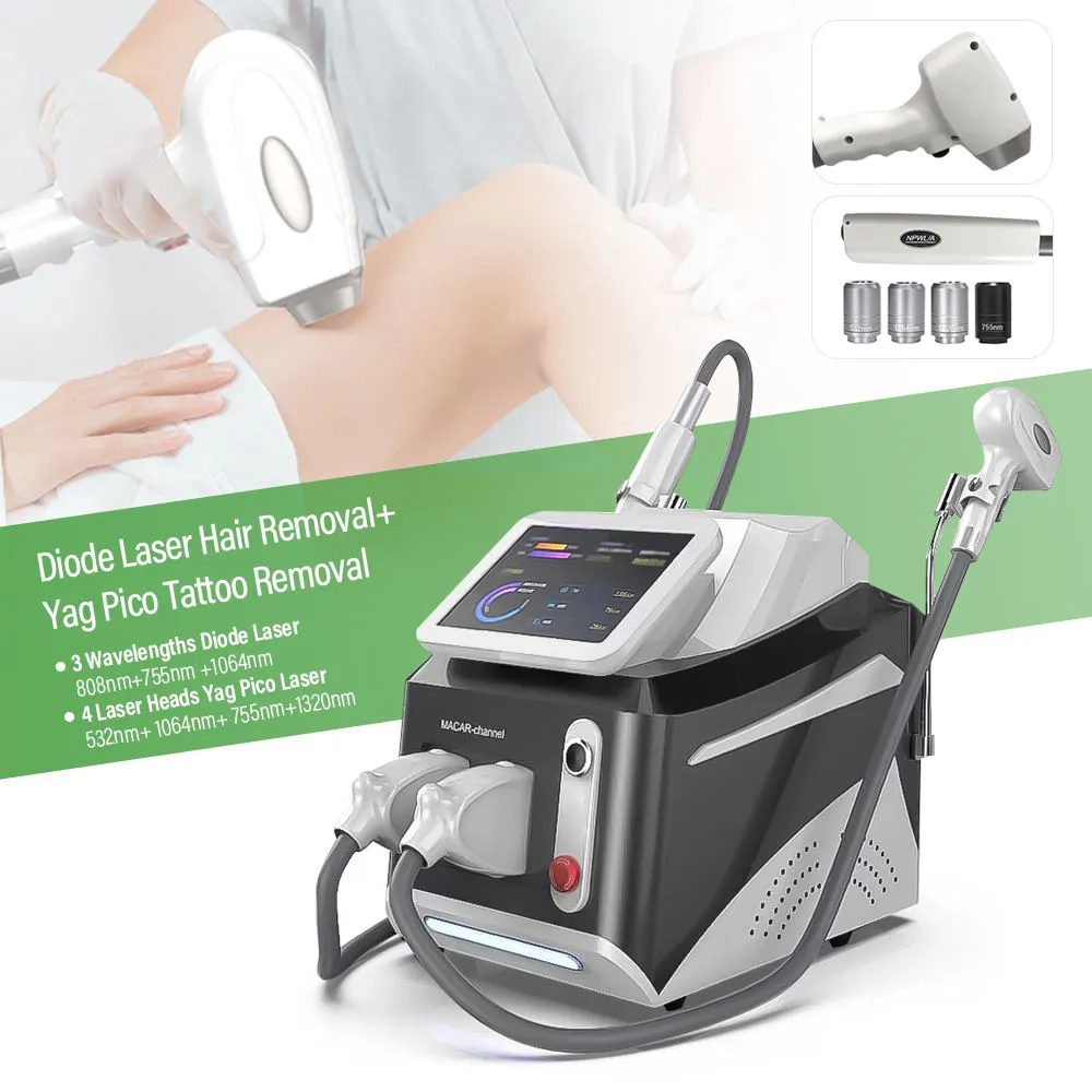 Pico Laser 808 Diode Laser Machine For Tattoo Removal, Hair Removal ...