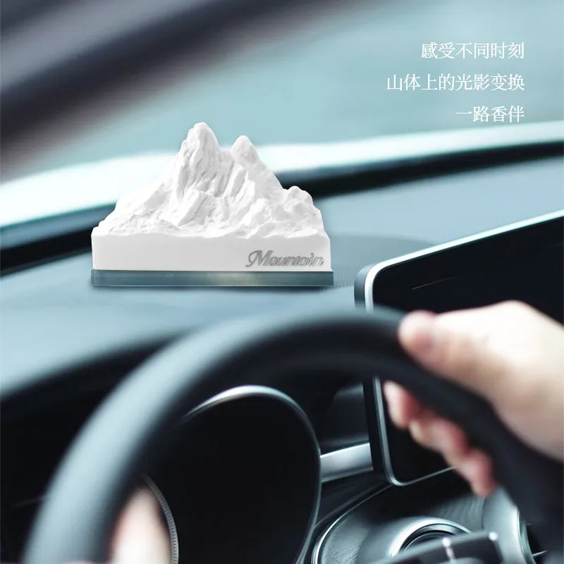 Snow Mountain Car Diffuser Gift Set - Natural Aroma Car Air Freshener ...