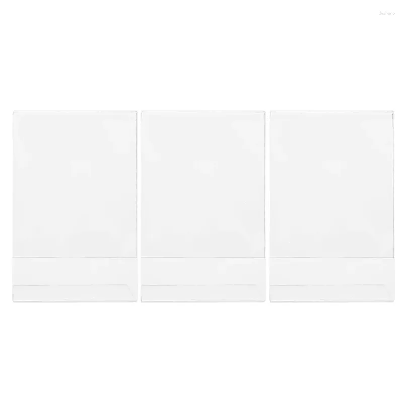 Clear Acrylic Picture Frame Rack - 3 Pack, 8x10 Photo Display Stand ...