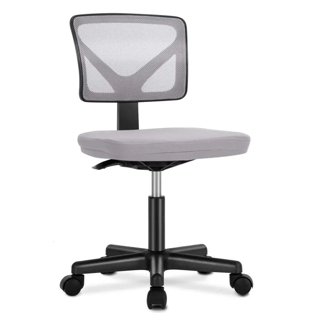 DHgate.com:Ergonomic No-Arms Desk Chair with Caster Wheels - Comfy Home ...