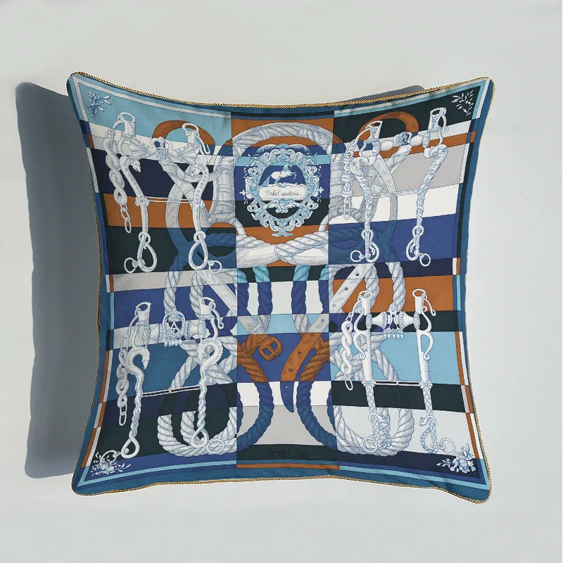 Premium European-Style Decorative Pillow Cover - Extravagant Love Horse ...
