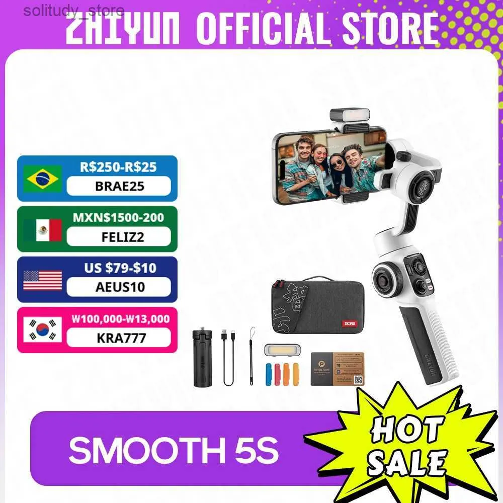 DHgate.com:2024Zhiyun Official Smooth 5S Universal 3-Axis Smartphone ...