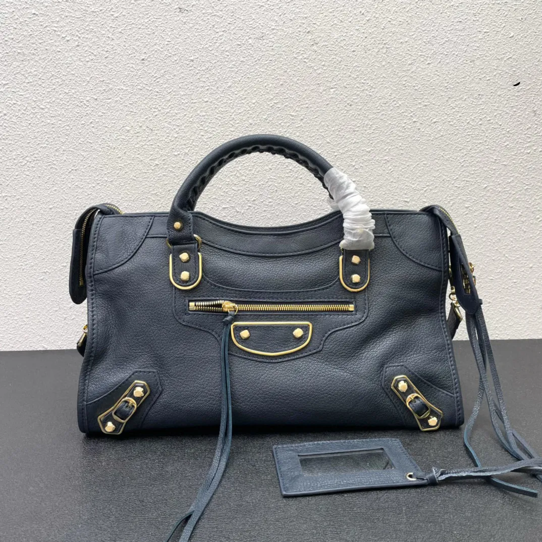 7A Genuine Goat Skin Leather Motorcycle Tote Bag ... From ...
